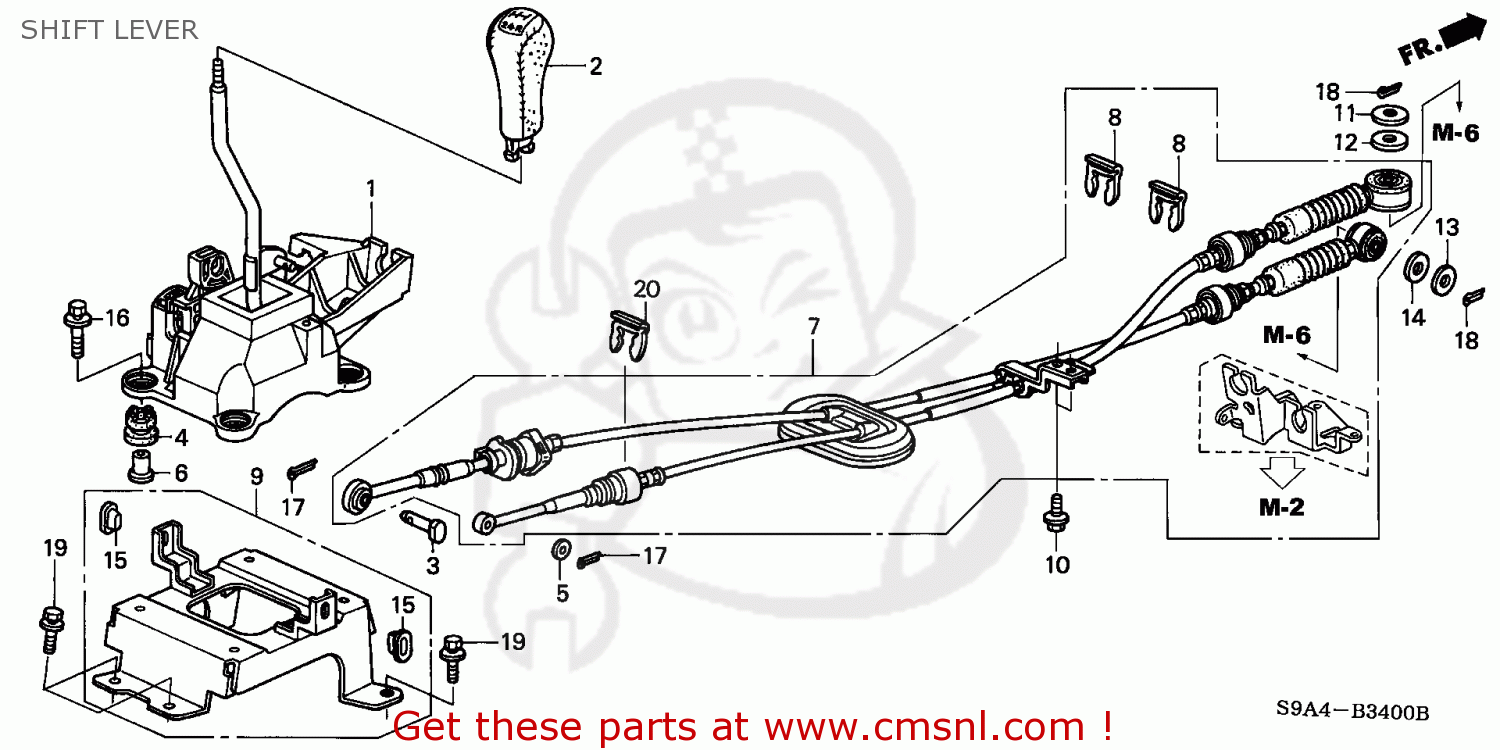 54600S9A003: Brkt Comp,change Honda - buy the 54600-S9A-003 at CMSNL