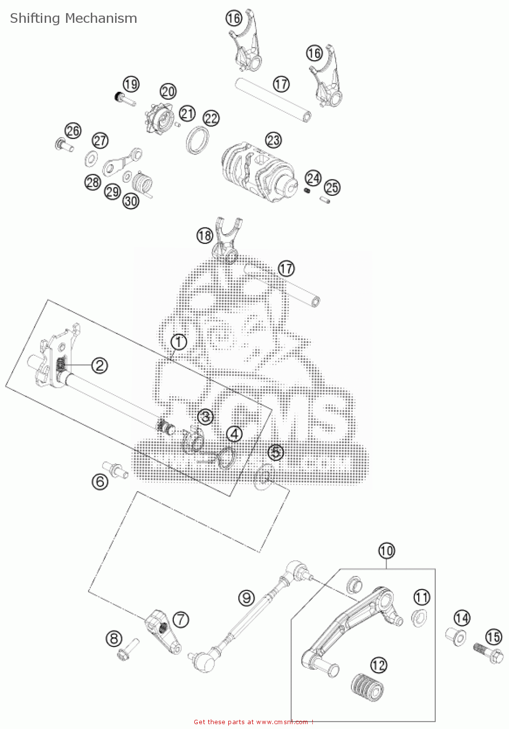 STOP DISK 14X30X1,5 for 390 Adventure, white - B.D. AU 2020 - order at ...