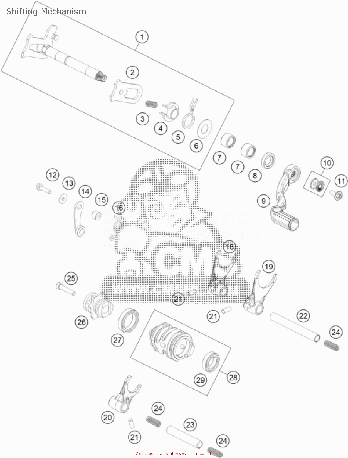 LOCKING LEVER SPRING 03 for 300 EXC CKD Brazil 2016 - order at CMSNL