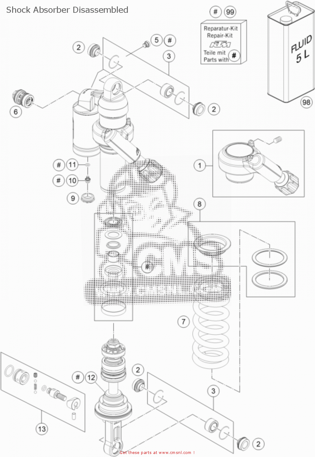RUBBER PAD 17X50X54 for 790 Adventure R - CKD PH 2020 - order at CMSNL