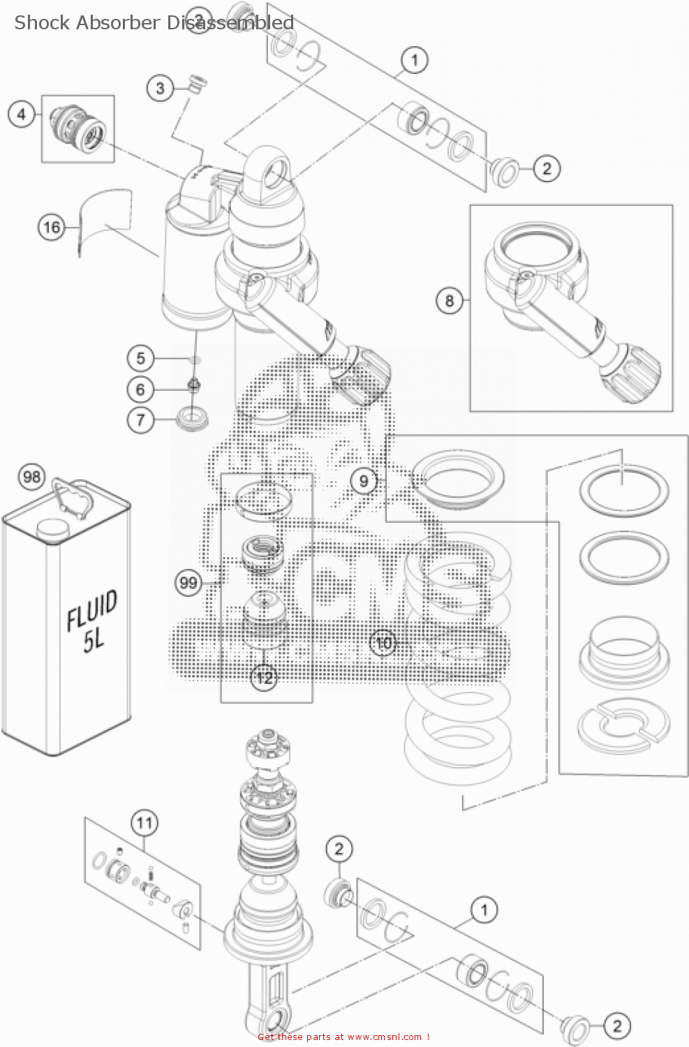 REPAIR KIT ADV. R for 790 Adventure R - CKD PH 2020 - order at CMSNL
