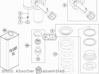 REPAIR KIT ADV. R for 790 Adventure R - CKD PH 2020 - order at CMSNL