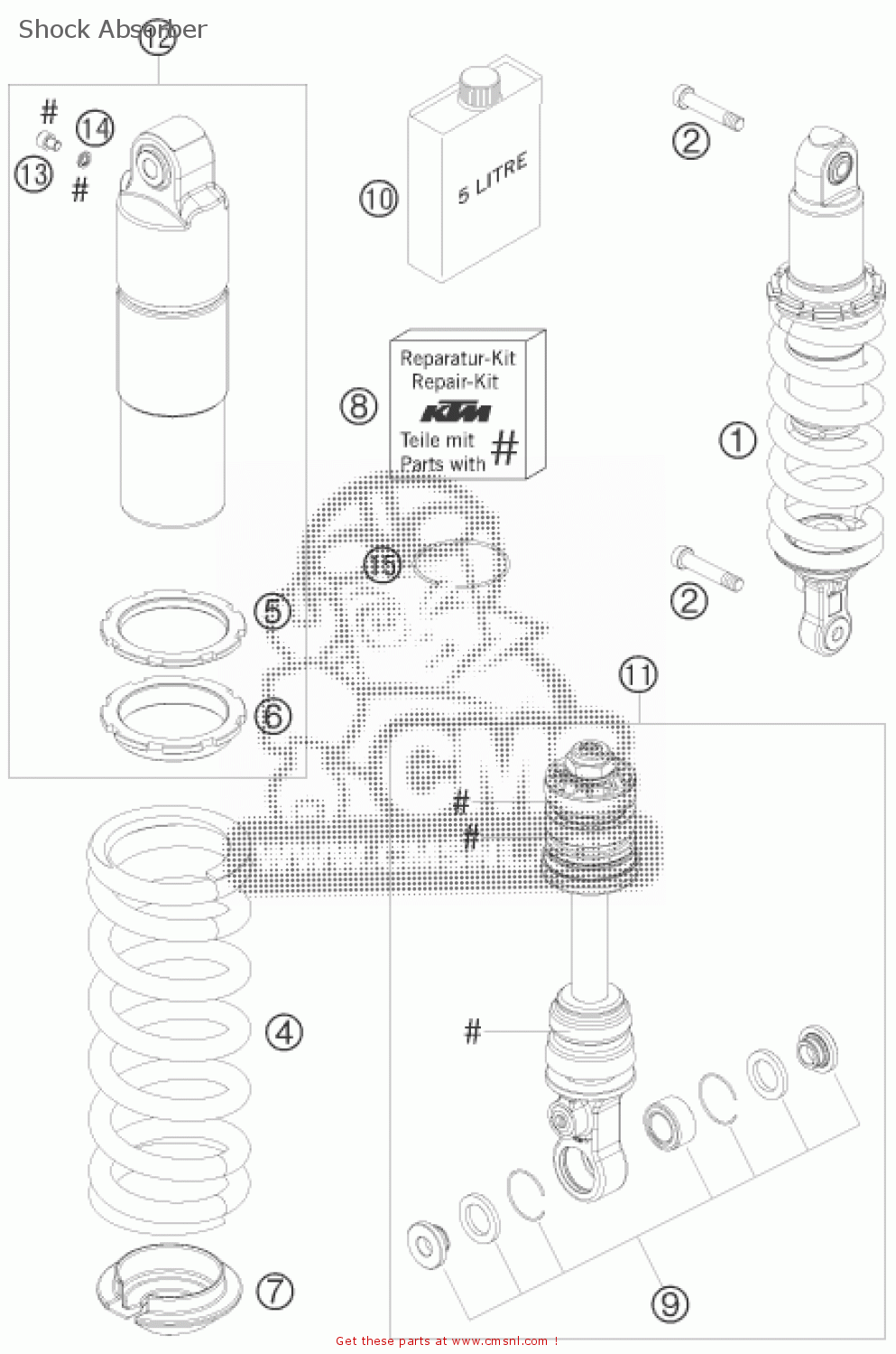 REPAIR KIT GASKET 07 for 690 SMC R US 2020 - order at CMSNL
