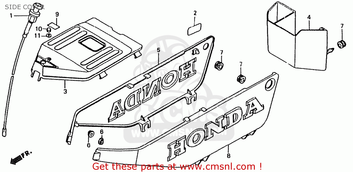 COVER,FRAME,UN for CT50JC MOTRA JAPAN - order at CMSNL