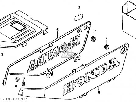 COVER,FRAME,UN for CT50JC MOTRA JAPAN - order at CMSNL