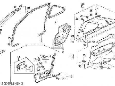83885SS0A90ZA: Pad, L. *nh167l* Honda - buy the 83885-SS0-A90ZA at CMSNL