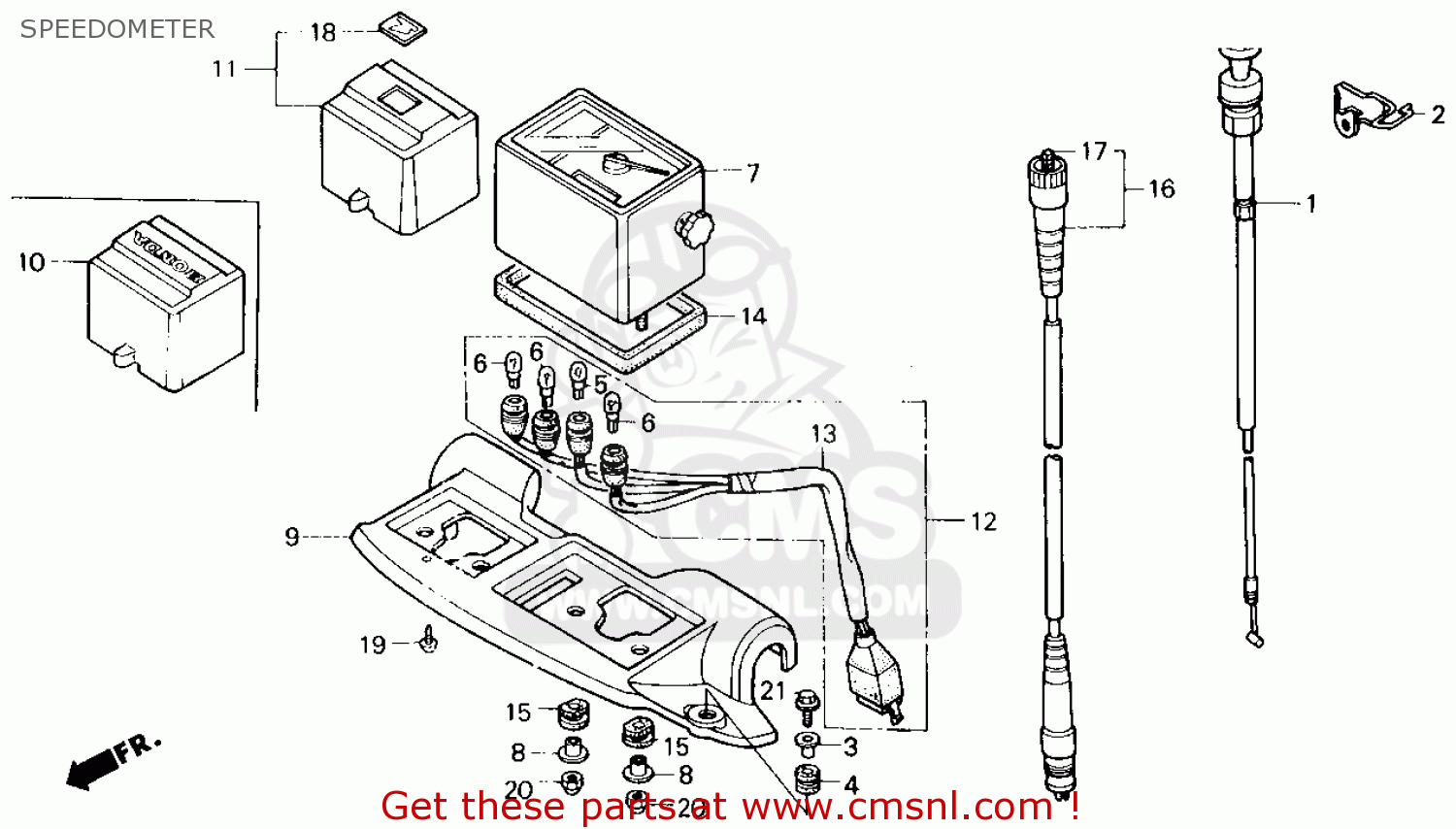 37212KY7000: Stay Meter Honda - buy the 37212-KY7-000 at CMSNL