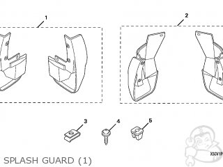 08P00SCV100: Splash Guard Honda - buy the 08P00-SCV-100 at CMSNL