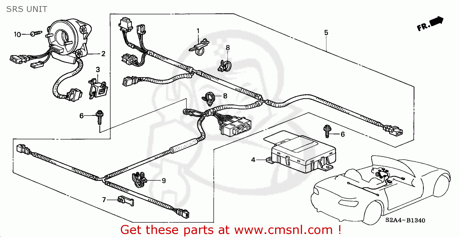 77960S2AJ81: Unit Assy,srs Honda - buy the 77960-S2A-J81 at CMSNL