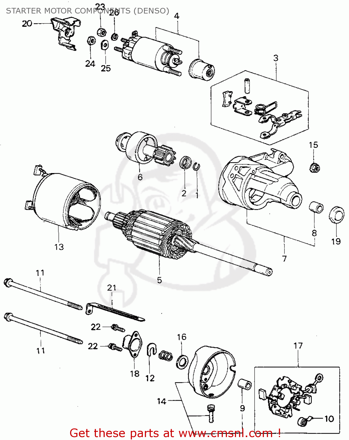 HOUSING,DRIVE END for CRX 1986 (G) 2DR HF (KA,KH,KL) - order at CMSNL