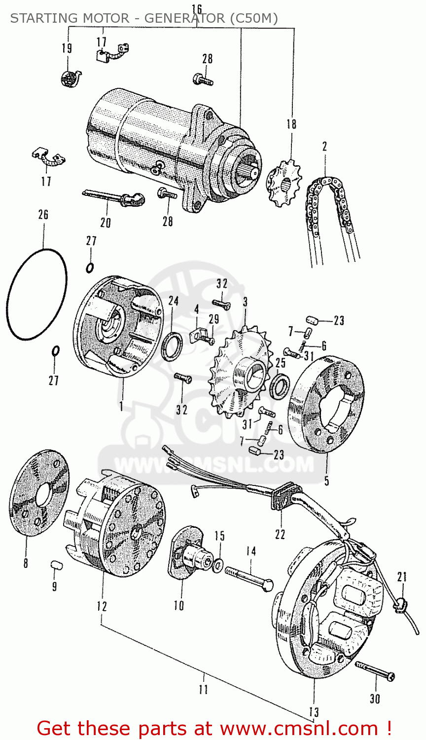 31100039035: Generator Assy. A.c. Honda - buy the 31100-039-035 at CMSNL