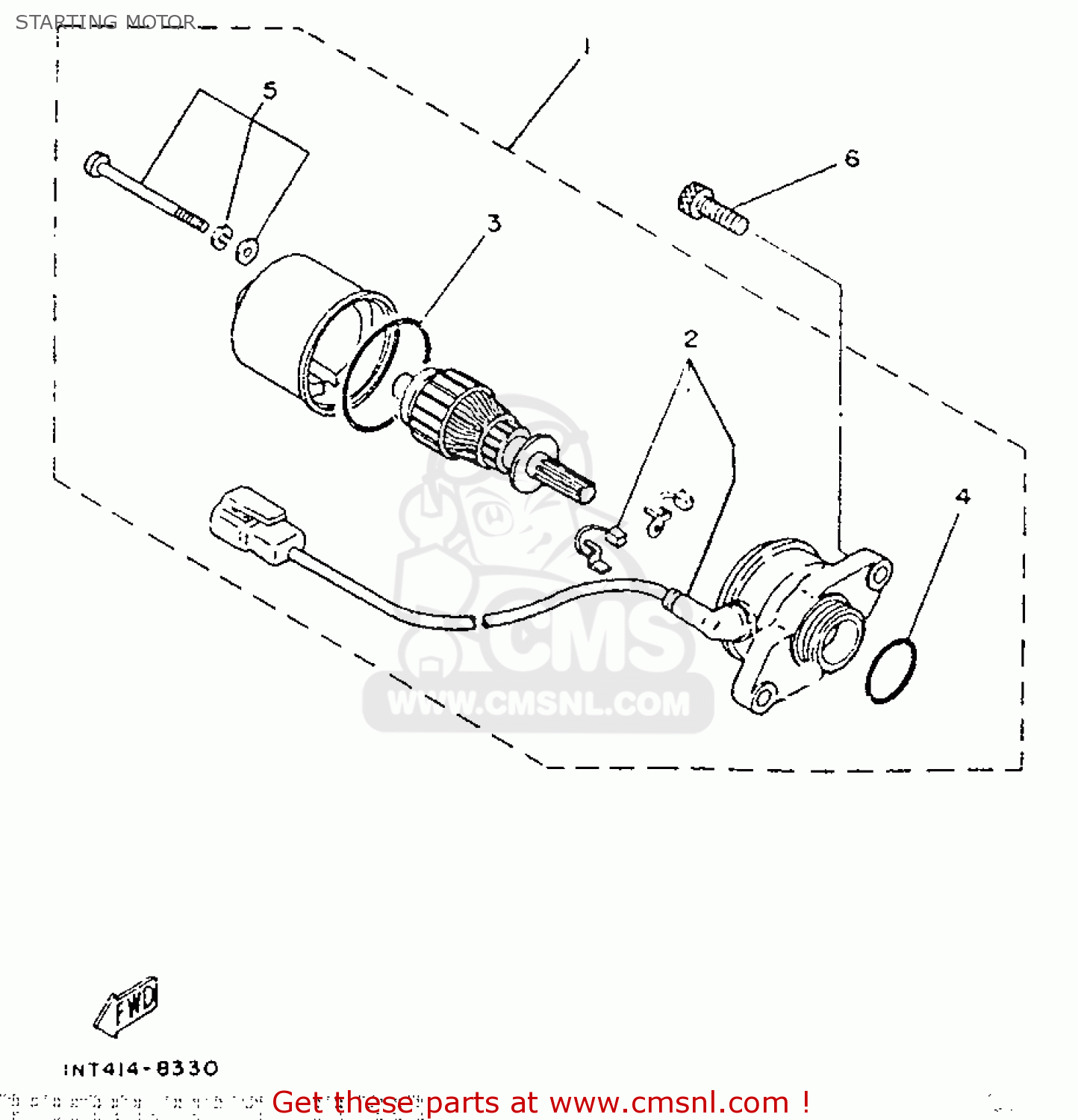 1NTH1800V0: Starting Motor Assy Yamaha - buy the 1NT-H1800-V0 at CMSNL
