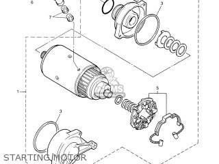 STARTING MOTOR UNIT for XJR1300SP 2001 5EAM NORWAY 115EA-300EA - order ...