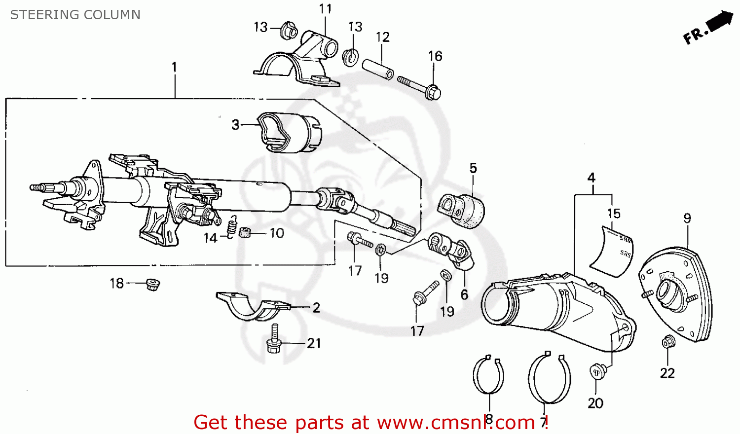 90103SL4013: Bolt,pivot Honda - buy the 90103-SL4-013 at CMSNL