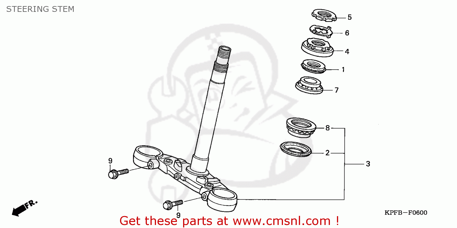 53214KPF960: Dust Seal,(strg L Honda - buy the 53214-KPF-960 at CMSNL