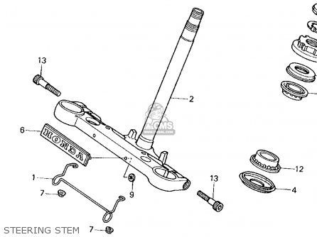 53200MN0000: Stem Comp Strg Honda - buy the 53200-MN0-000 at CMSNL