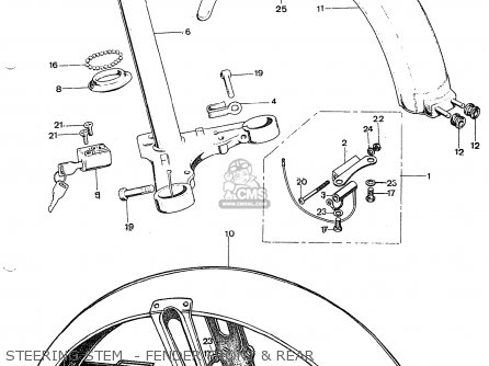 53200065000AA: Stem Comp. Steering Honda - buy the 53200-065-000AA at CMSNL