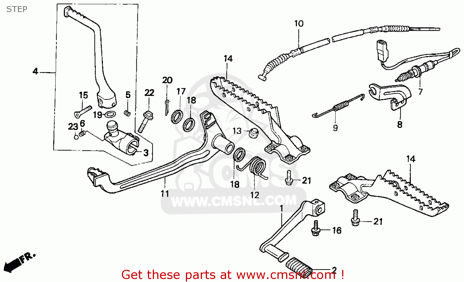 50610HC5970: Bar Comp.,step Honda - buy the 50610-HC5-970 at CMSNL