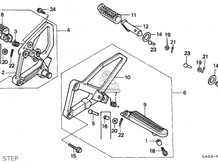 50630GT4710: Step Assy.,r.main Honda - buy the 50630-GT4-710 at CMSNL