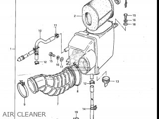 Suzuki ALT125 1985 (F) USA (E03) parts lists and schematics