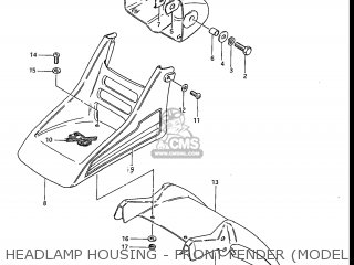 Suzuki ALT125 1985 (F) USA (E03) parts lists and schematics