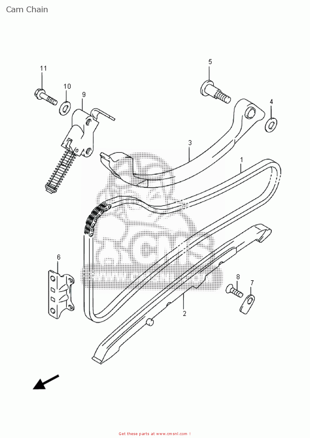 Suzuki AN650Z BURGMAN EXECUTIVE 2016 Cam Chain - buy original Cam Chain ...