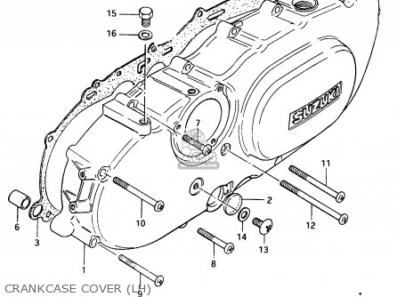 Suzuki CS125 1983 (D) (E1 E2 E4 E6 E15 E17 E18 E21 E22 E24 E25 E26 E39 ...