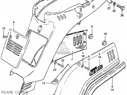 Suzuki CS125 1983 (D) (E1 E2 E4 E6 E15 E17 E18 E21 E22 E24 E25 E26 E39 ...