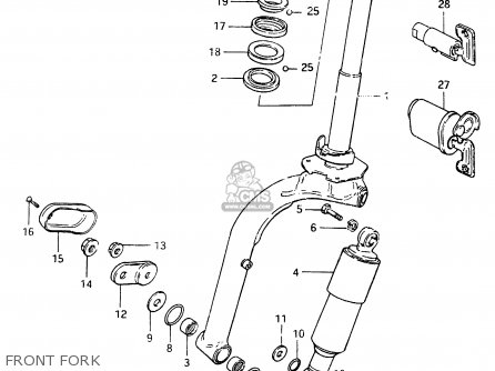 Suzuki CS125 1983 (D) (E1 E2 E4 E6 E15 E17 E18 E21 E22 E24 E25 E26 E39 ...