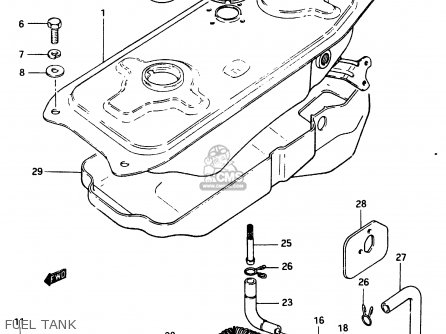 Suzuki CS125 1983 (D) (E1 E2 E4 E6 E15 E17 E18 E21 E22 E24 E25 E26 E39 ...