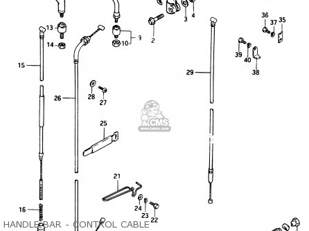 Suzuki CS125 1983 (D) (E1 E2 E4 E6 E15 E17 E18 E21 E22 E24 E25 E26 E39 ...