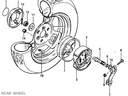 Suzuki CS125 1983 (D) (E1 E2 E4 E6 E15 E17 E18 E21 E22 E24 E25 E26 E39 ...