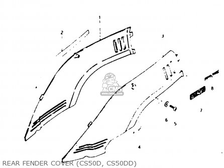 Suzuki CS50 1983 (D) parts lists and schematics