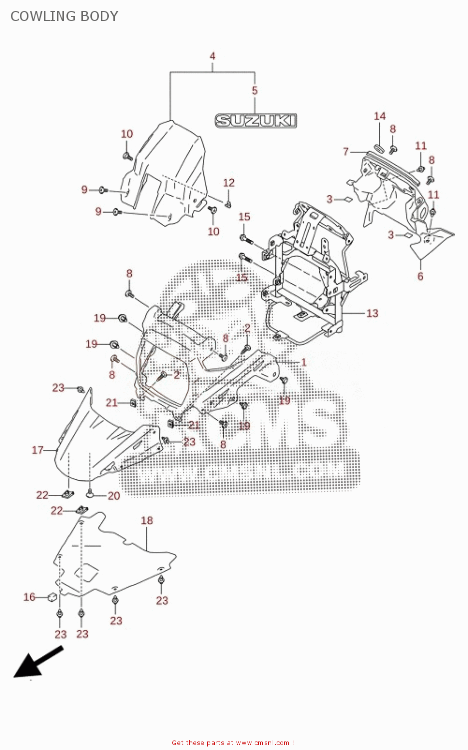 Suzuki DL1050(RC)(RQ) V-STROM 2020 parts lists and schematics