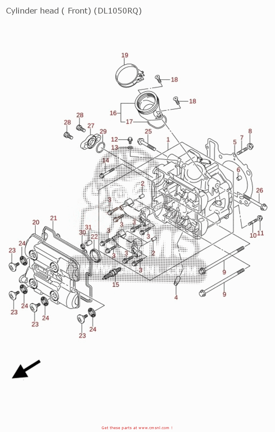 Suzuki DL1050(RC)(RQ) V-STROM 2020 parts lists and schematics