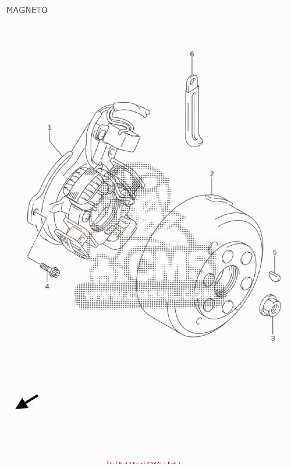 Suzuki DR-Z125L 2020 MAGNETO - buy original MAGNETO spares online