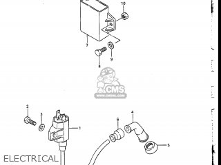 Suzuki DR200 1986 (G) USA (E03) parts lists and schematics