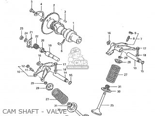 Suzuki DR250 1985 (F) USA (E03) parts lists and schematics