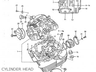 Suzuki DR250 1985 (F) USA (E03) parts lists and schematics