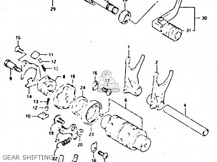 Suzuki DR350 1992 (N) parts lists and schematics