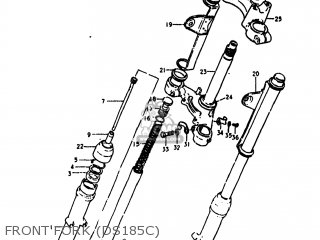 Suzuki DS185 1978 (C) USA (E03) parts lists and schematics