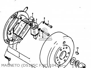 Suzuki DS185 1978 (C) USA (E03) parts lists and schematics
