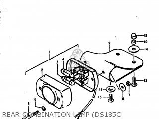 Suzuki DS185 1978 (C) USA (E03) parts lists and schematics