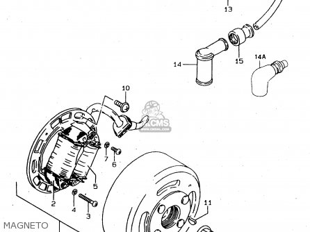 Suzuki Suzuki DS80 1999 (X) USA CANADA (E03 E28) parts lists and schematics