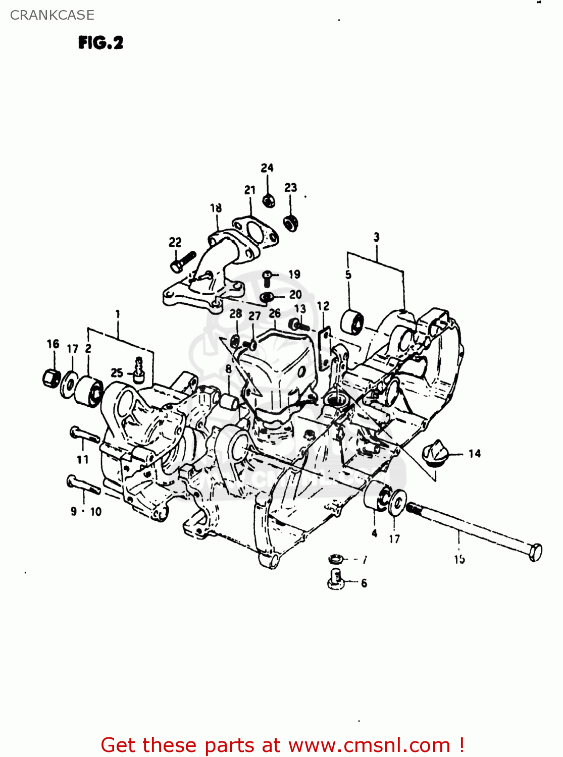 Suzuki FA50 1980 (T) USA (E03) parts lists and schematics