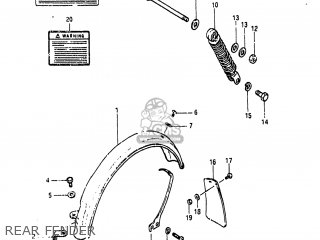 Suzuki FA50 1984 (E) USA (E03) parts lists and schematics
