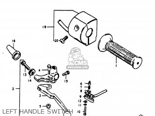 Suzuki GS1100E 1981 (X) USA (E03) parts lists and schematics