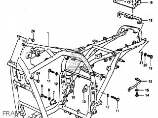 Suzuki GS1100E 1983 (D) USA (E03) parts lists and schematics