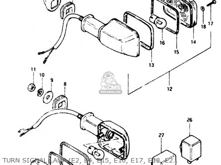 Suzuki GS1100G 1986 (G) GENERAL EXPORT (E01) parts lists and schematics