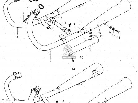 Suzuki GS450L 1981 (X) (E02 E15 E21 E22 E24 E25 E39) parts lists and schematics